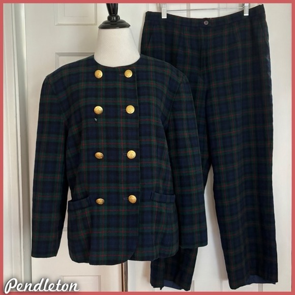 Pendleton | Pants & Jumpsuits | Vintage Pendleton Pantsuit | Poshmark